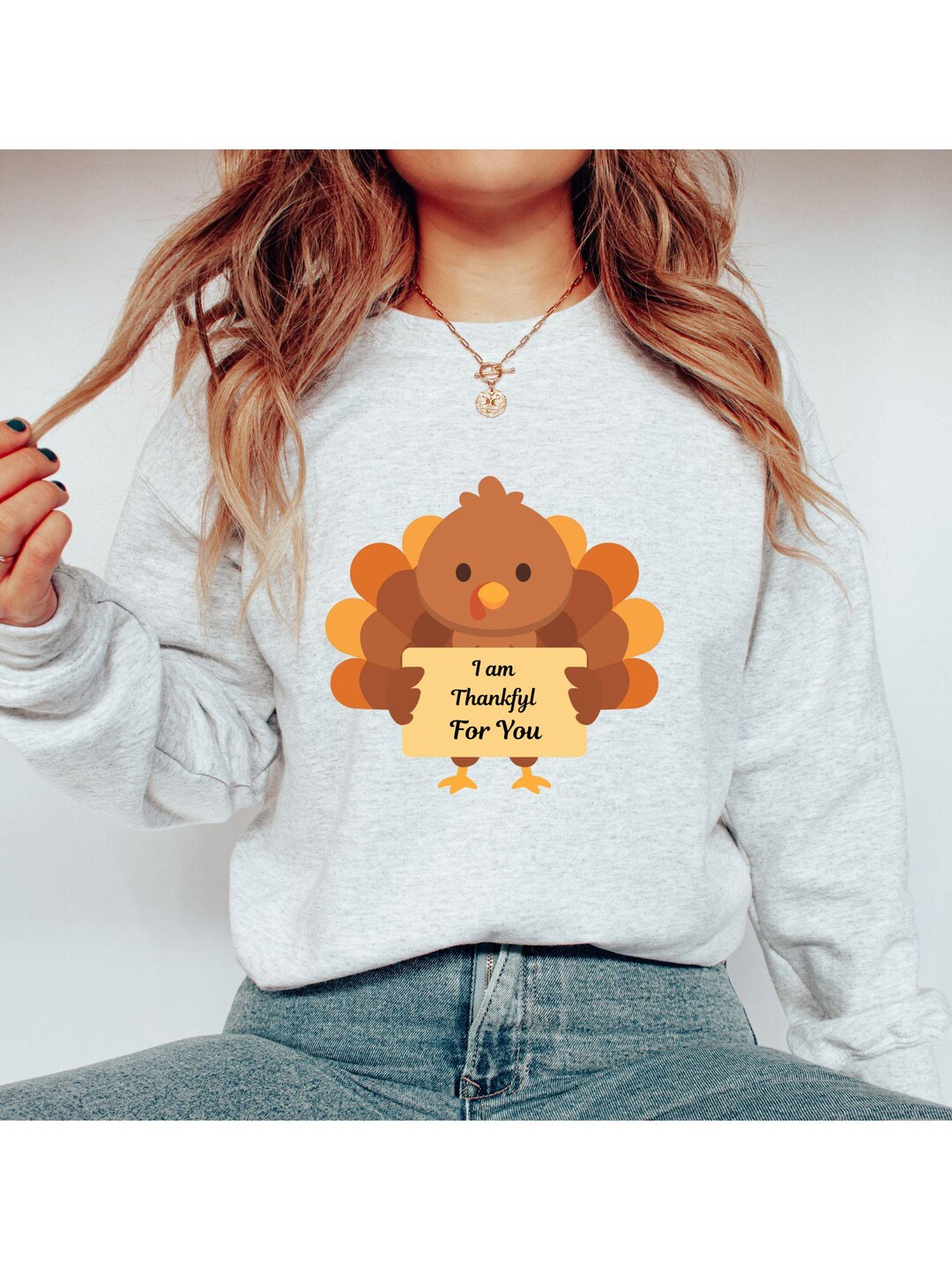 Thankful Turkey SVG PNG | Cute Thanksgiving Turkey Clipart | "i Am ...