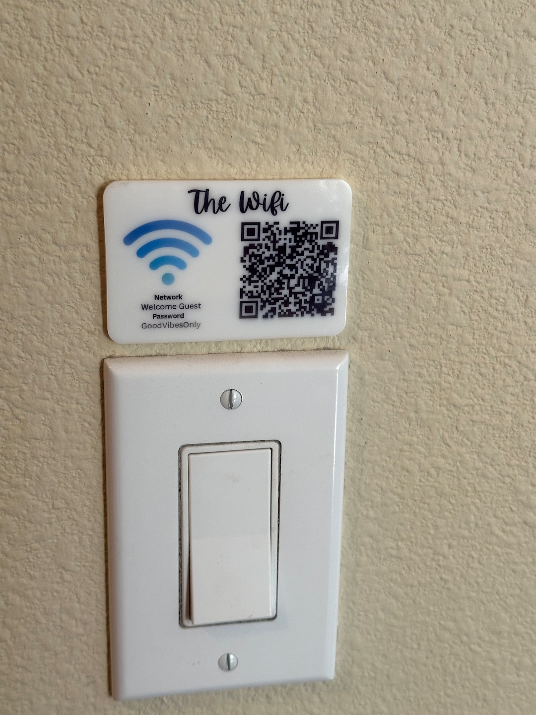Wifi QR Code Fridge Magnet | Guest Network Password | Personalized Wifi ...
