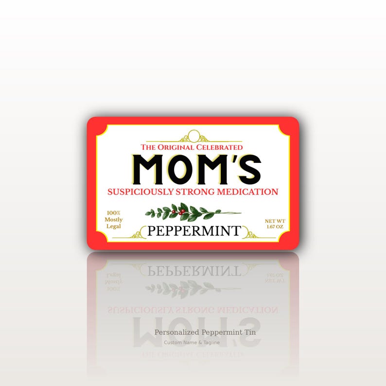 Personalized Pill Case, Funny Gag Gift Tin, Custom Name Vintage ...