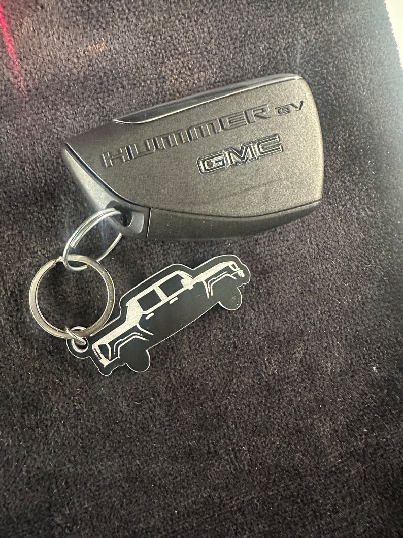 Hummer EV SUT Truck Silhouette Laser-engraved Acrylic Keychain - Etsy