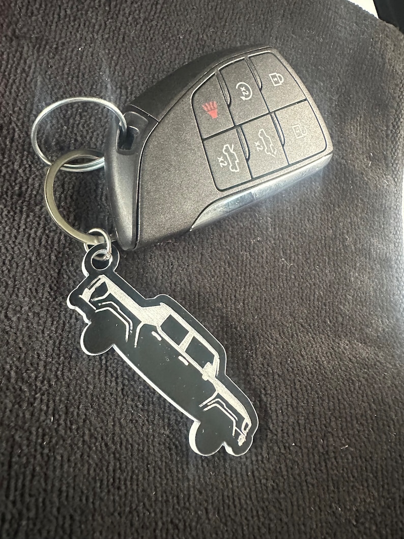 Hummer EV SUT Truck Silhouette Laser-engraved Acrylic Keychain - Etsy