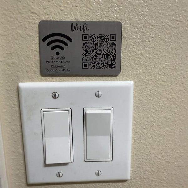 Metal Wifi Signs - Etsy