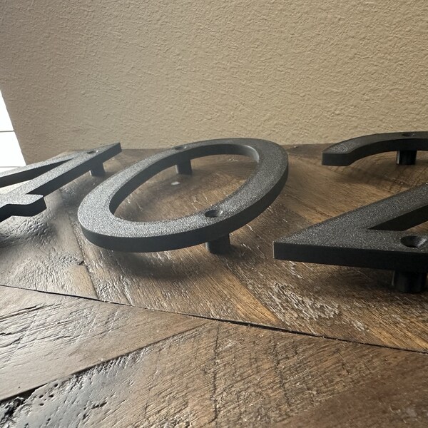 Raised House Numbers - Etsy