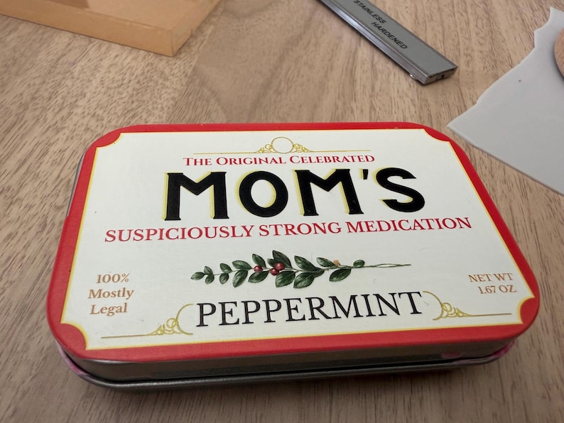 Personalized Pill Case, Funny Gag Gift Tin, Custom Name Vintage ...