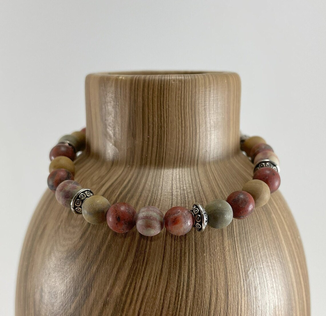 Wagnerite Natural Gemstone Bracelet, Crystal Bracelet, Beaded Gemstone ...
