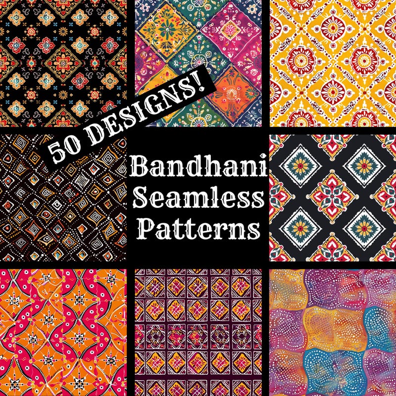 Bandhani - Etsy UK