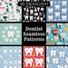 Dentist Seamless Pattern: Scrapbook Paper, Fabric Print (digital ...