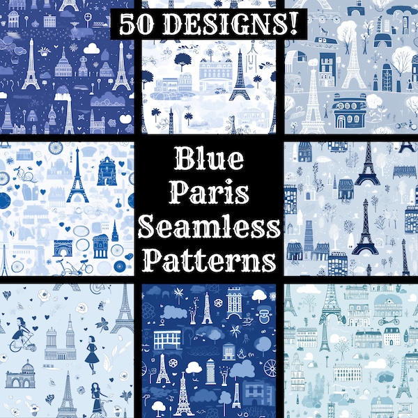 Blue Paris - Etsy