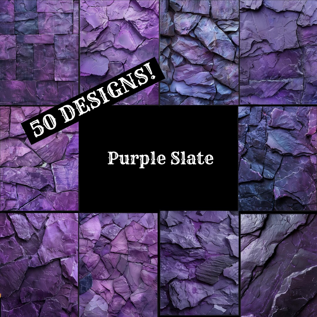 Purple Slate Journal Paper, Purple Slate Printable Paper, Vintage ...