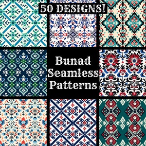 Bunad Seamless Digital Paper, Printable Scrapbook Paper Seamless ...