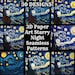 3D Starry Night Paper Art: Seamless Patterns (digital Download) - Etsy