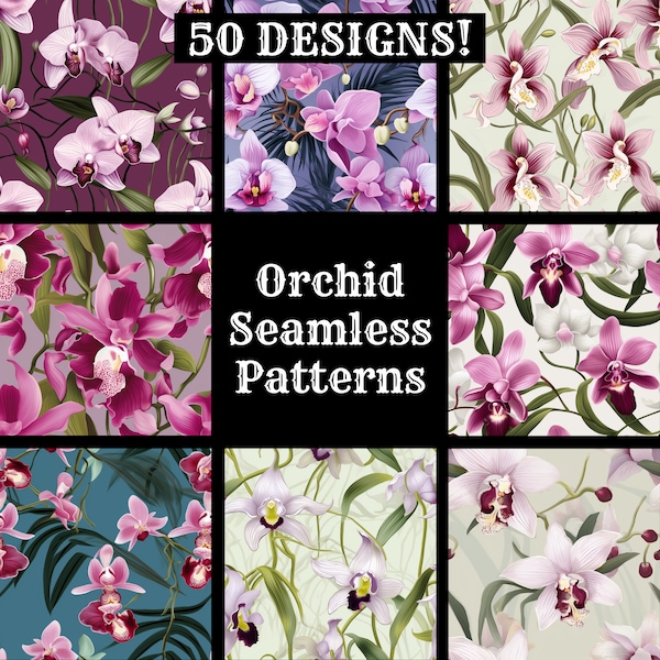 Orchid Pattern - Etsy