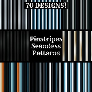 Pinstripe Seamless Pattern Bundle: 70 Digital Papers (digital Download) - Etsy