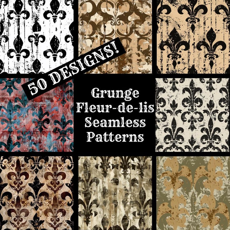 Wallpaper Fleur De Lis - Etsy