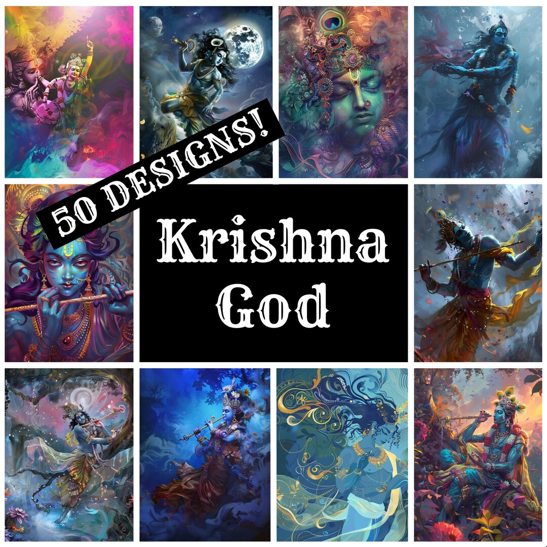 Krishna God Journal Paper, Krishna God Printable Paper, Vintage Journal ...