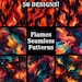 Flames Seamless Digital Paper Printable Scrapbook Paper - Etsy