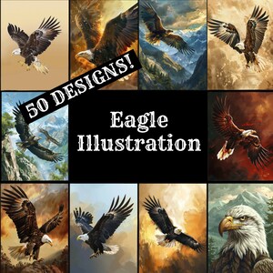 Eagle Illustration Journal Paper, Eagle Illustration Printable Paper ...