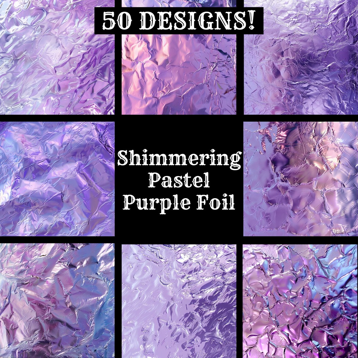 Shimmering Pastel Purple Foil Paper, Pastel Purple Printable Paper ...