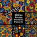 African Ankara Seamless Pattern: 50 PNG Digital Papers (digital ...