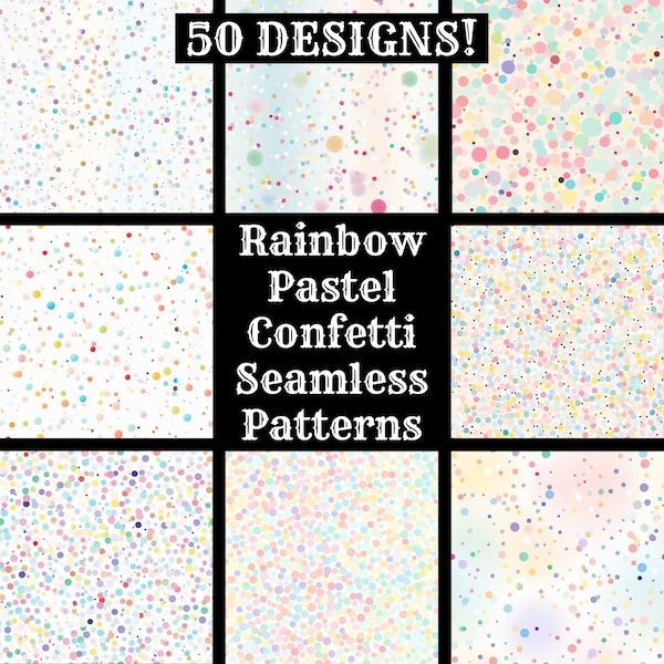 Pastel Confetti - Etsy
