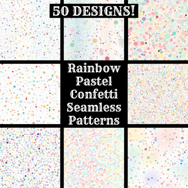 Pastel Confetti - Etsy