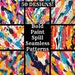 Bold Paint Spill Seamless Pattern: 50 PNG Digital Papers (digital ...