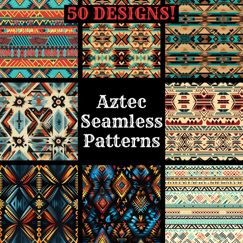 Aztec Pattern - Etsy