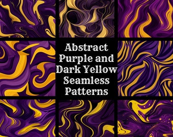 Yellow and Purple Seamless Pattern Digital Download - Etsy