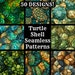 Turtle Shell Seamless Digital Paper, Printable Scrapbook Paper Seamless ...