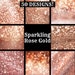 Sparkling Rose Gold Digital Paper: High-resolution Scrapbook (PNG ...