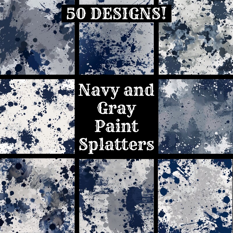 Navy Blue Gray - Etsy