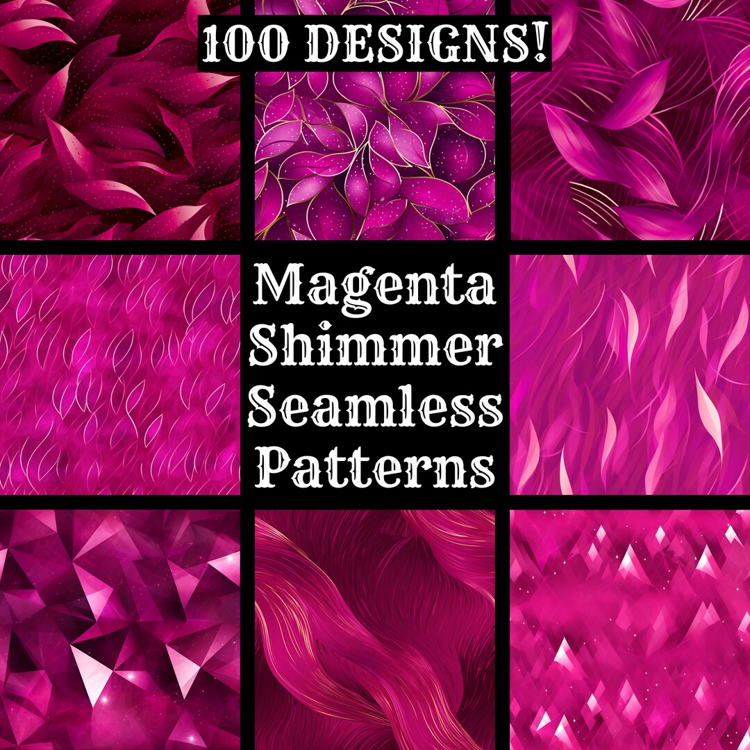 Magenta Shimmer Seamless Digital Paper, Printable Scrapbook Paper ...