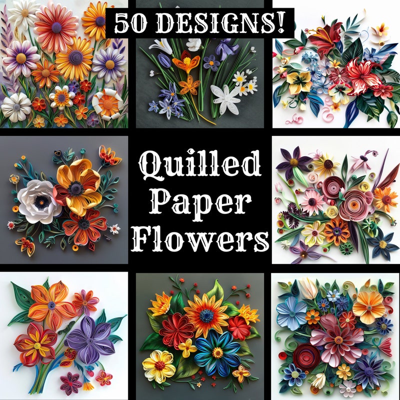 3d Paper Quilling Art - Etsy