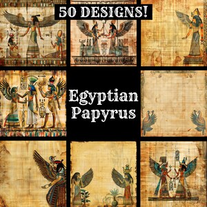 Egyptian Papyrus Paper, Egyptian Papyrus Printable Paper, Vintage ...