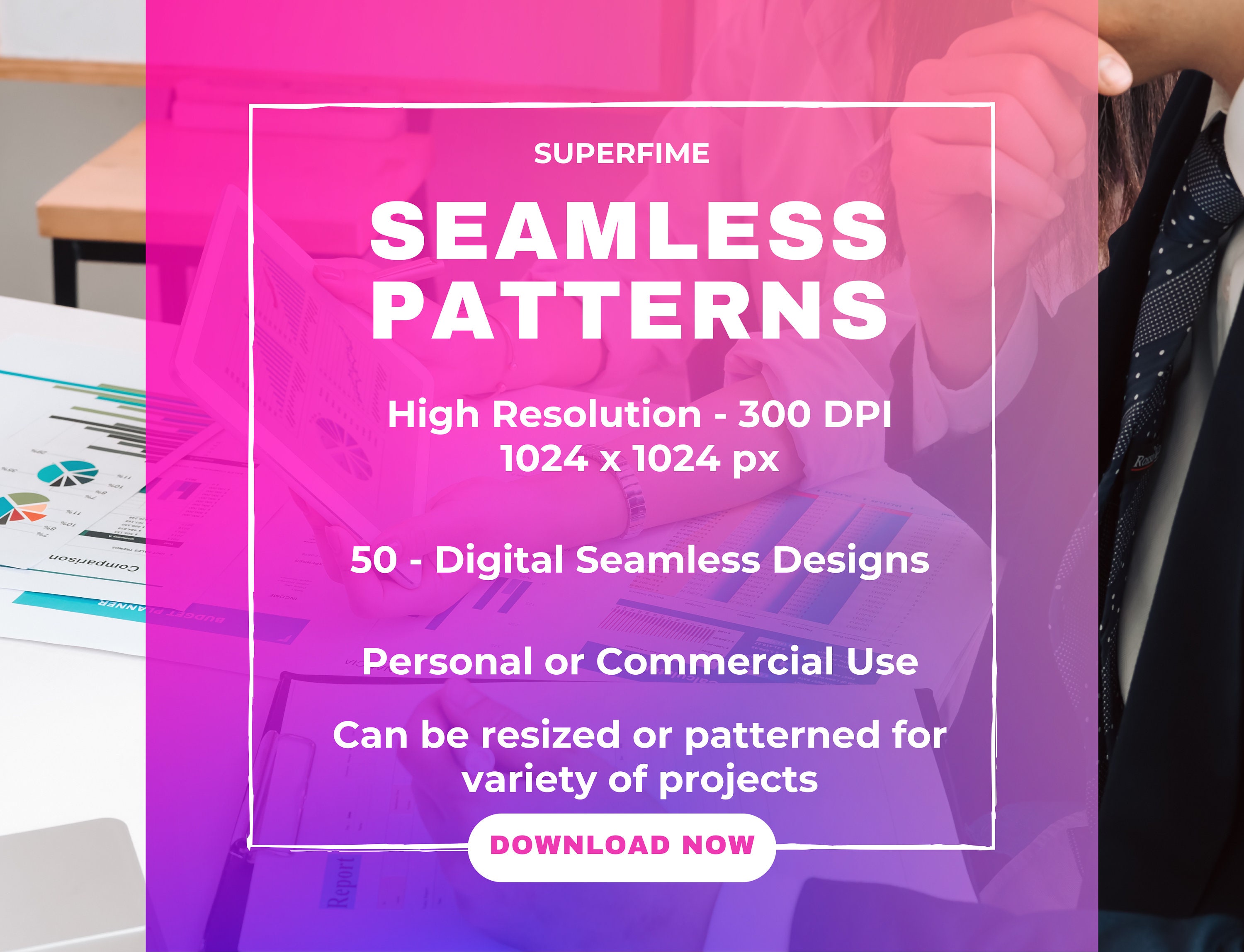 Ink Blot Seamless Digital Paper, Printable Scrapbook Paper Seamless ...