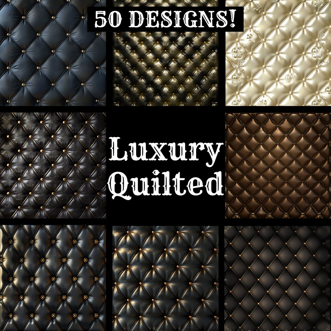 Luxury Quilted Digital Paper: High-resolution Scrapbook (digital ...
