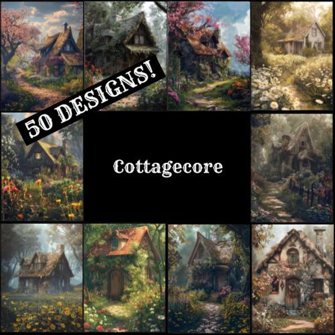 Cottagecore Journal Paper, Cottagecore Printable Paper, Vintage ...