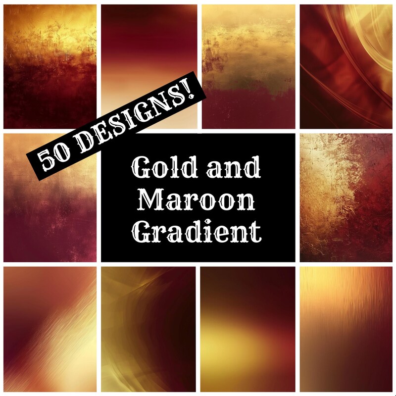 Maroon and Gold - Etsy