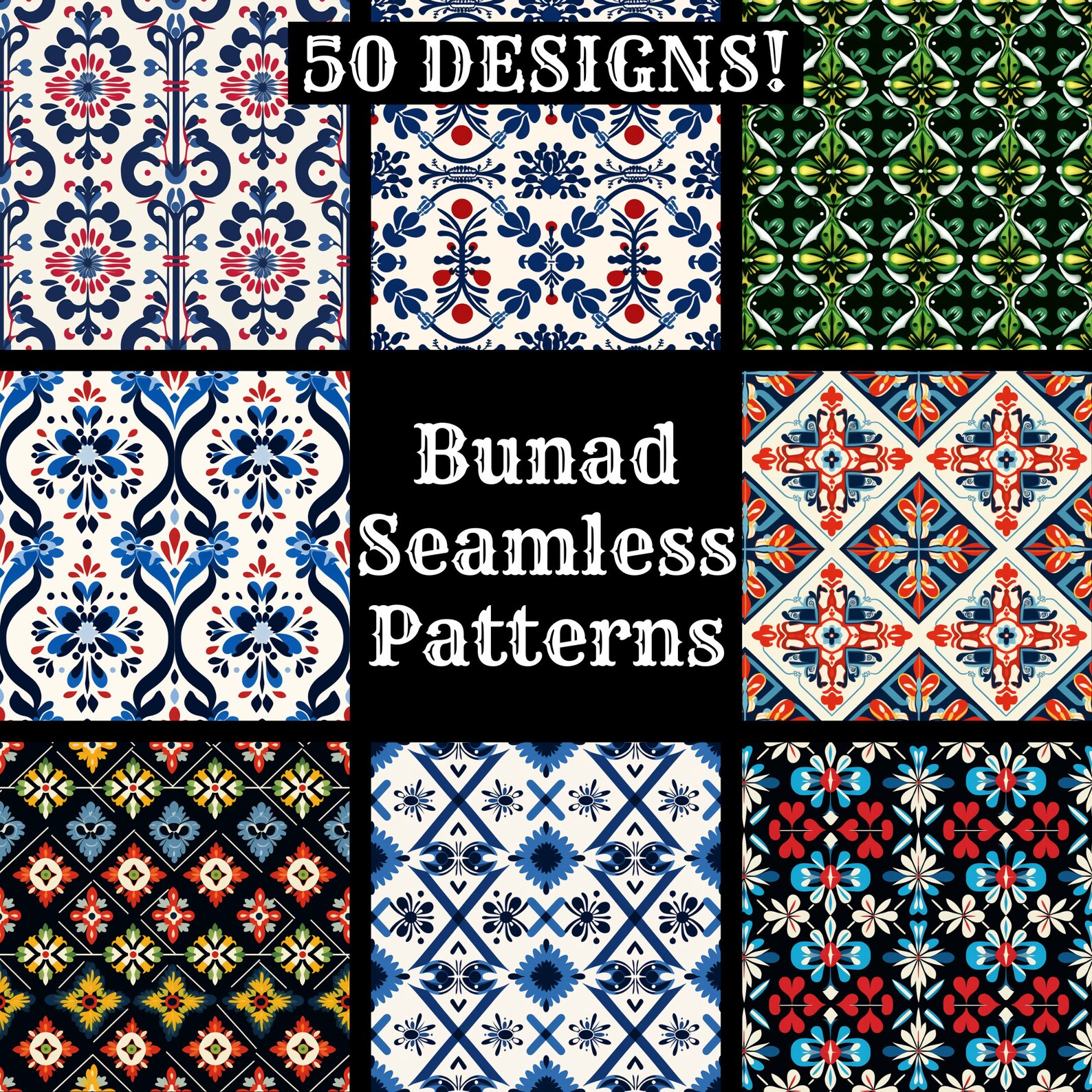 Bunad Seamless Digital Paper, Printable Scrapbook Paper Seamless ...