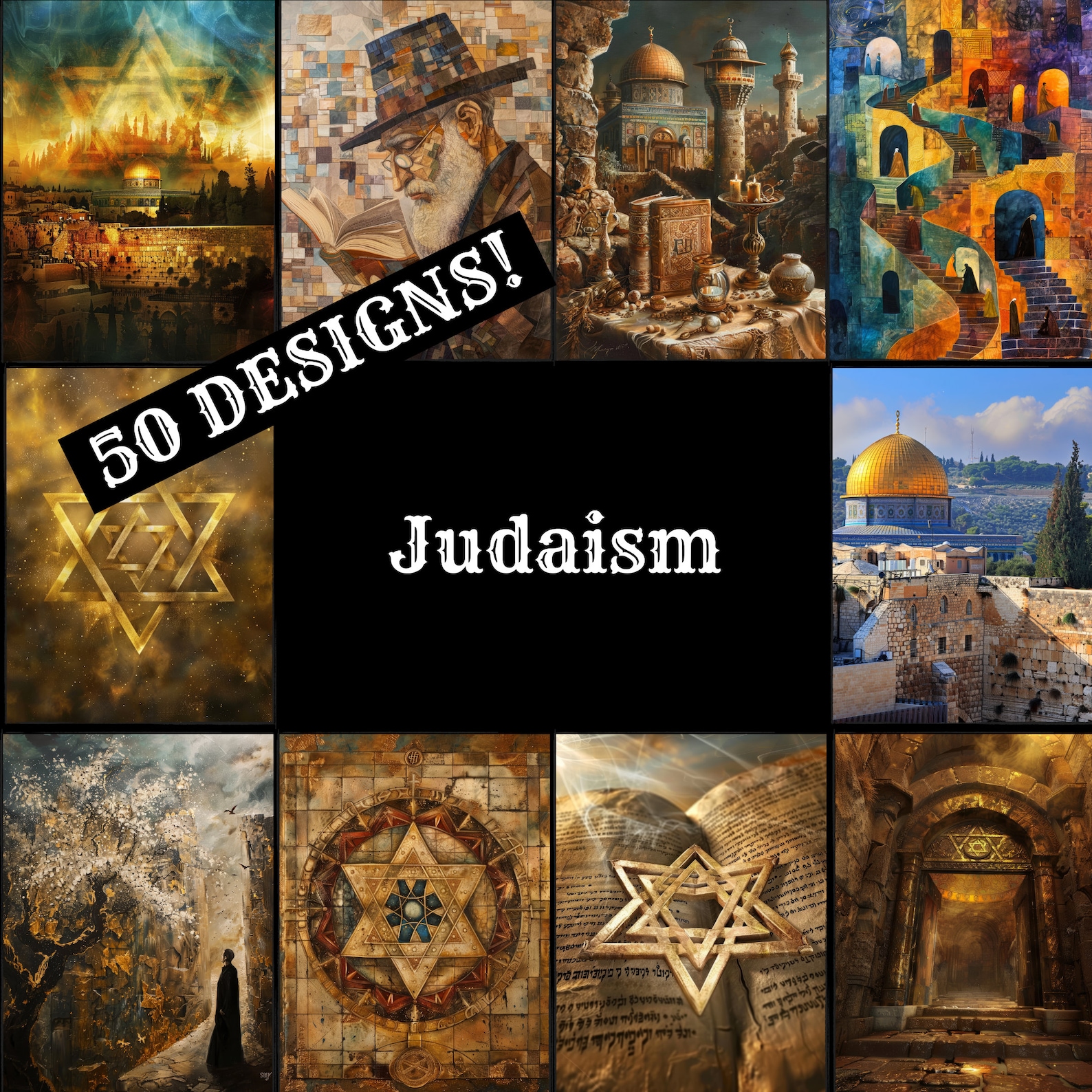 Judaism Journal Paper, Judaism Printable Paper, Vintage Judaism ...