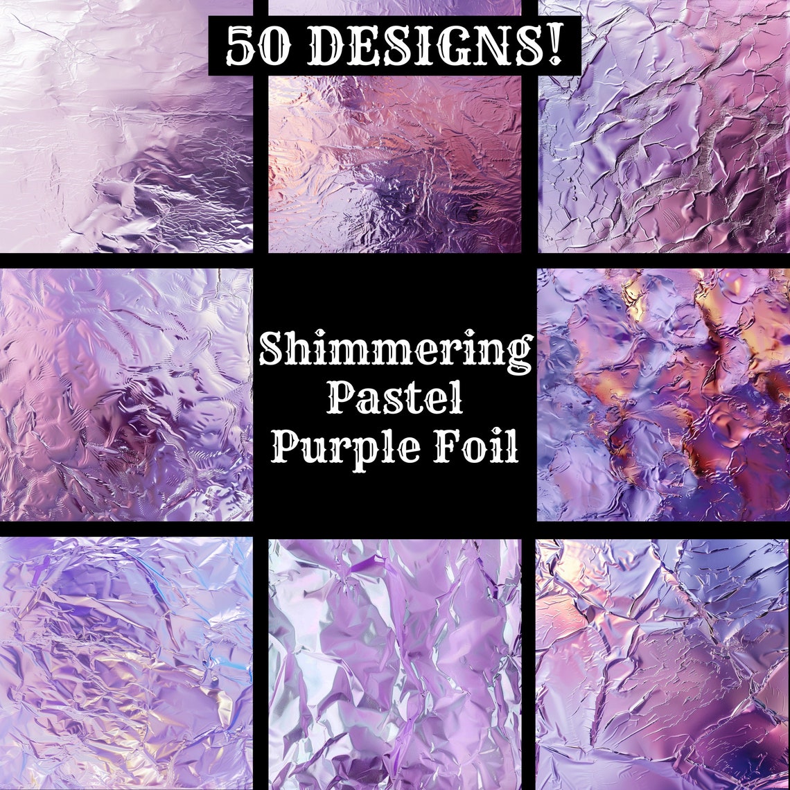 Shimmering Pastel Purple Foil Paper, Pastel Purple Printable Paper ...