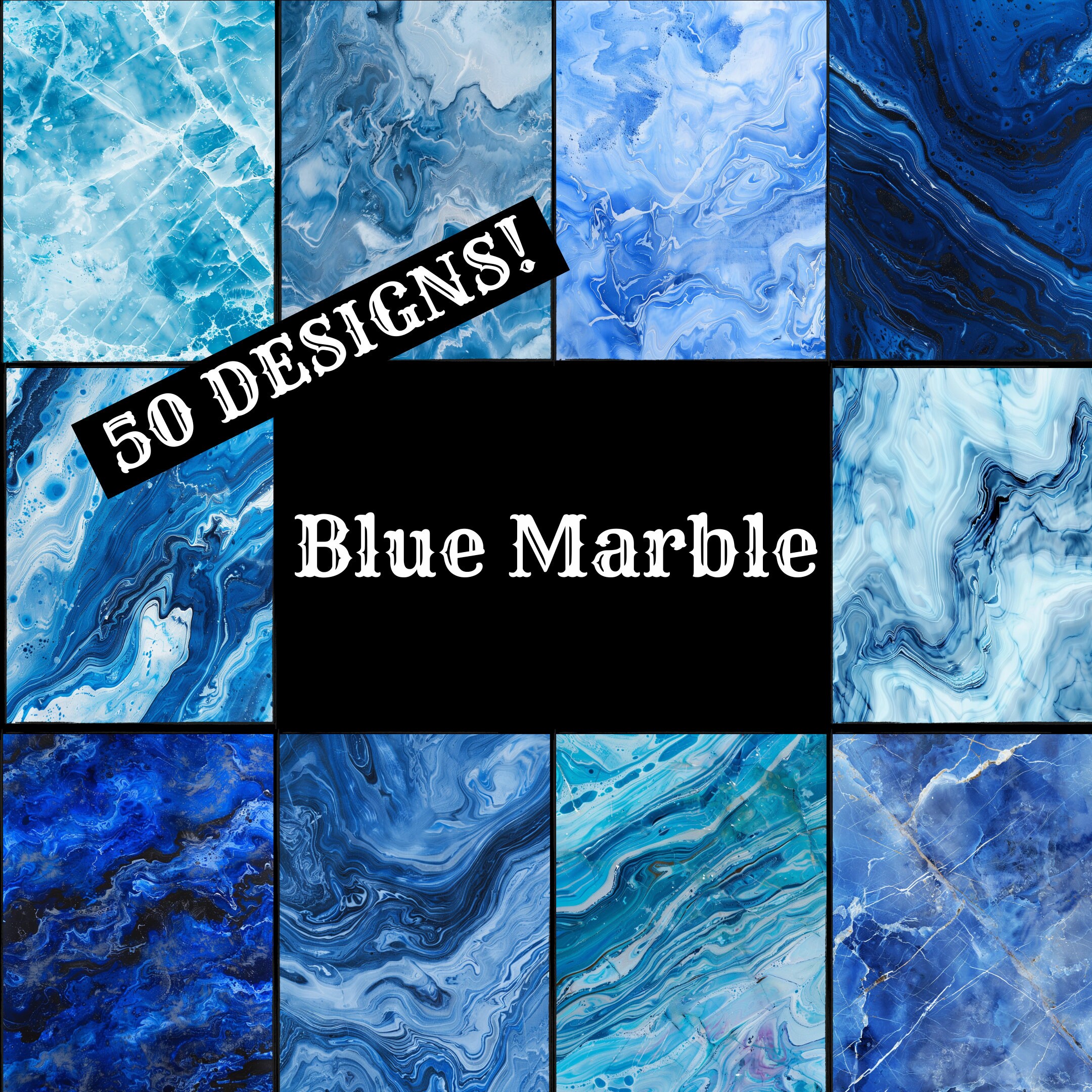 Blue Marble Journal Paper, Blue Marble Printable Paper, Vintage Blue ...