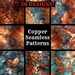 Copper Seamless Digital Paper, Printable Scrapbook Paper Seamless ...