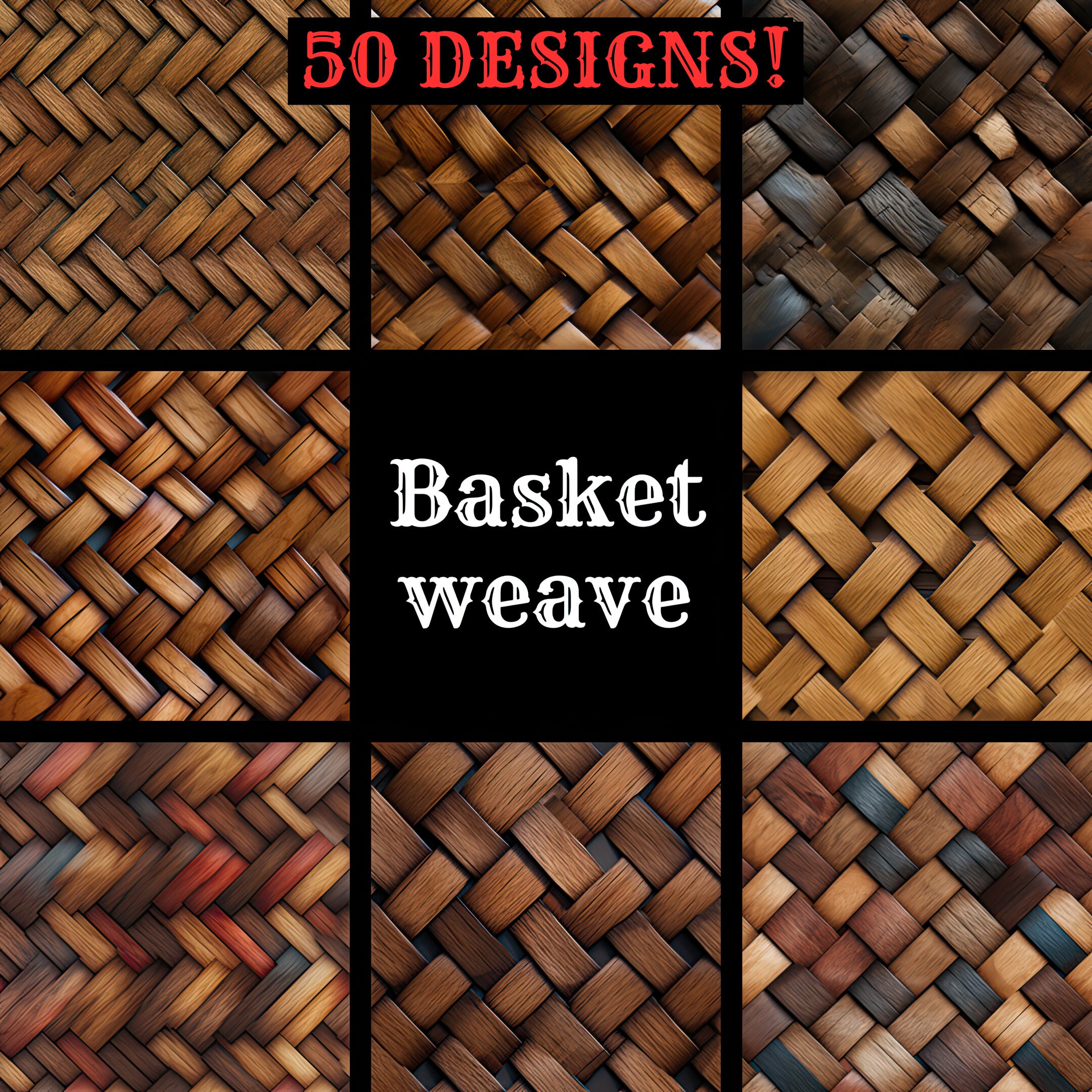 Basketweave Digital Paper for Scrapbooking and Commercial Use - Etsy