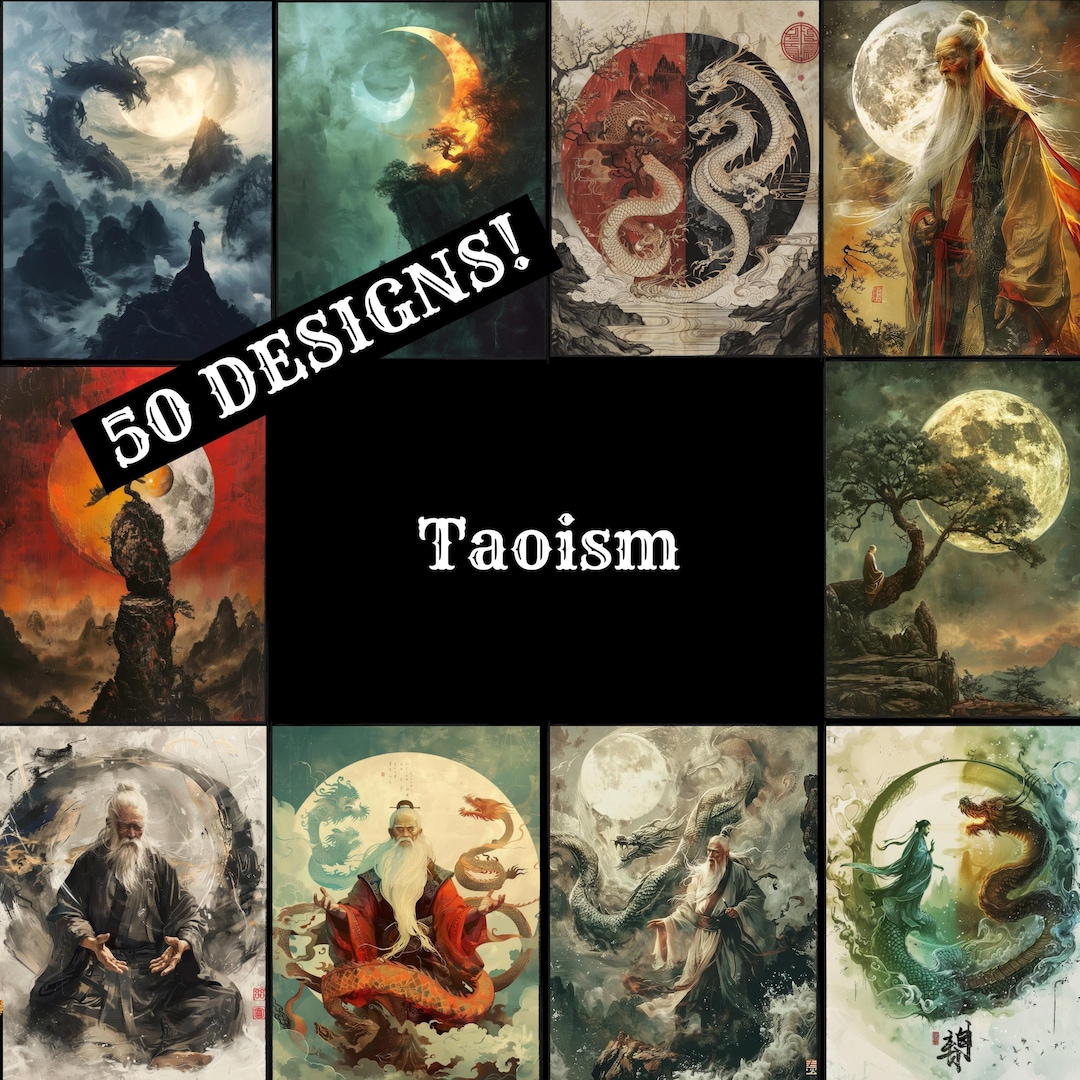 Taoism Journal Paper, Taoism Printable Paper, Vintage Taoism Journal ...