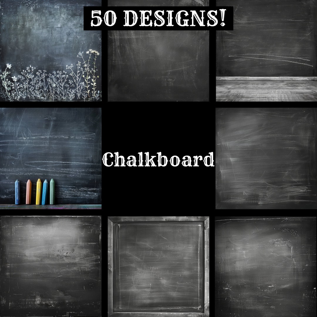 Chalkboard Paper, Chalkboard Printable Paper, Vintage Chalkboard ...
