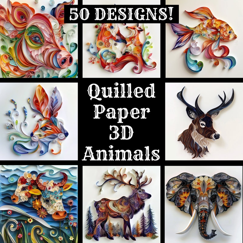 3d Quilling - Etsy
