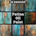Patina Oil Paint Paper, Patina Oil Paint Printable Paper, Vintage ...