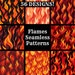Flames Seamless Digital Paper Printable Scrapbook Paper - Etsy