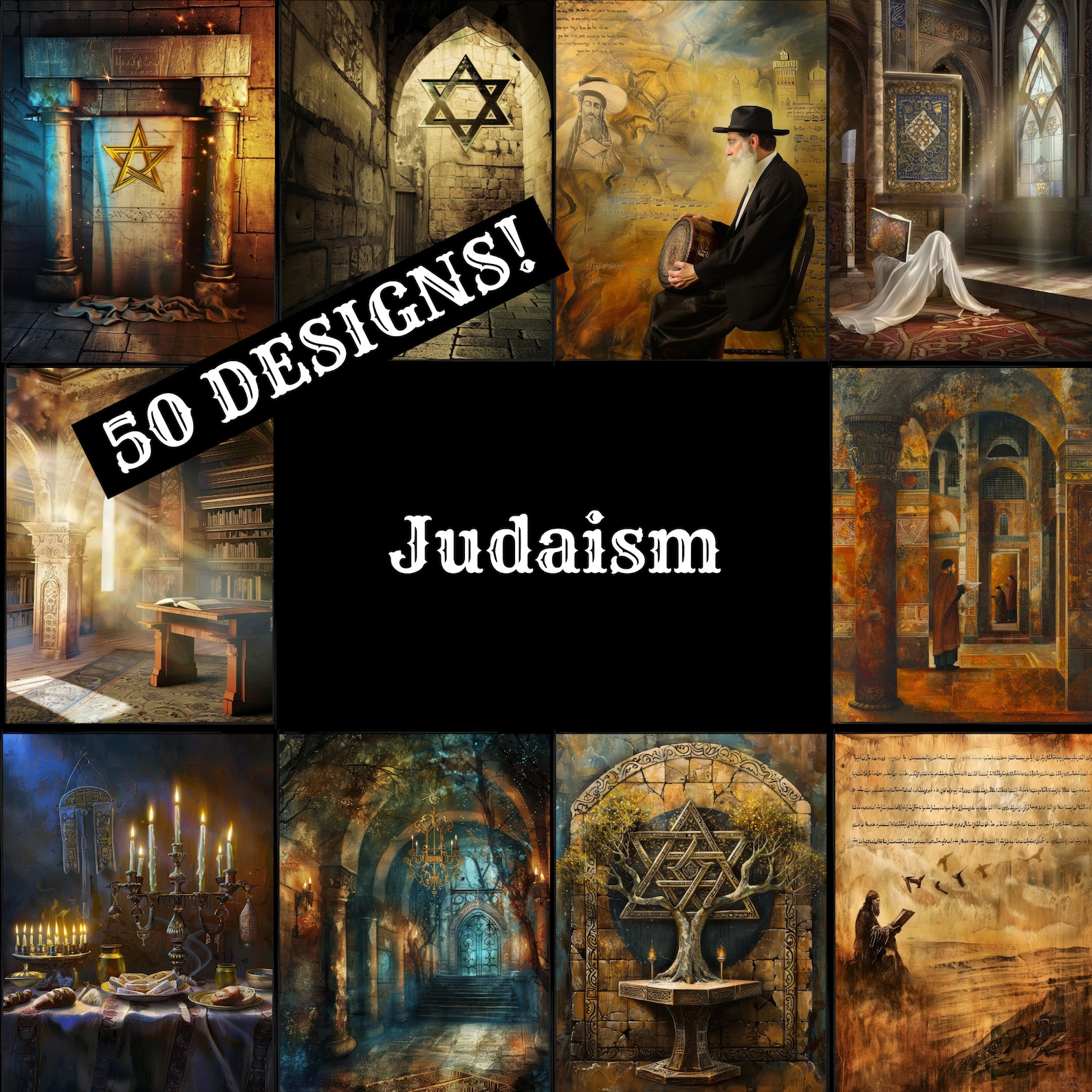Judaism Journal Paper, Judaism Printable Paper, Vintage Judaism ...